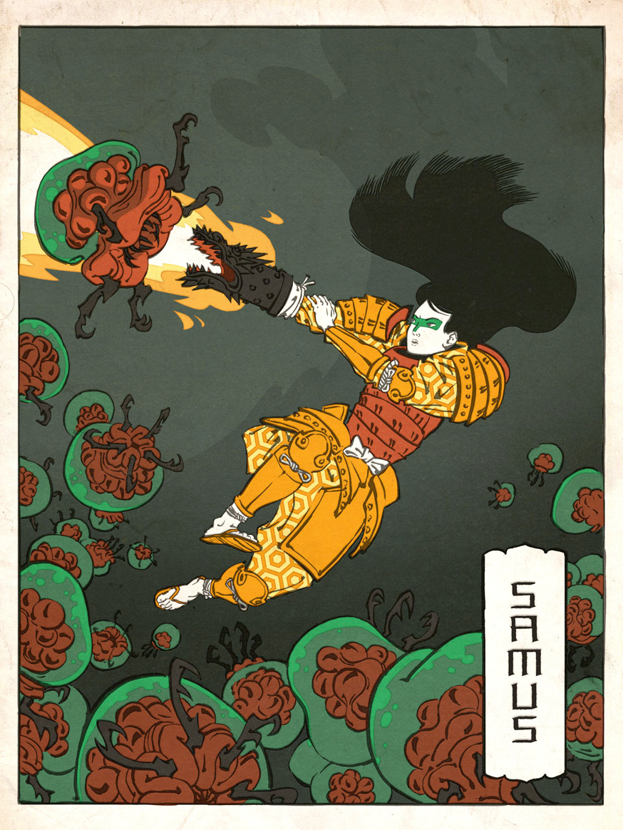 Samurai Versions of Video Game Characters