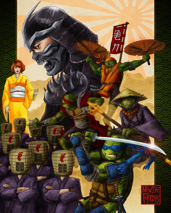 Turtles in Time: Feudal Japan [TMNT Fan Art]