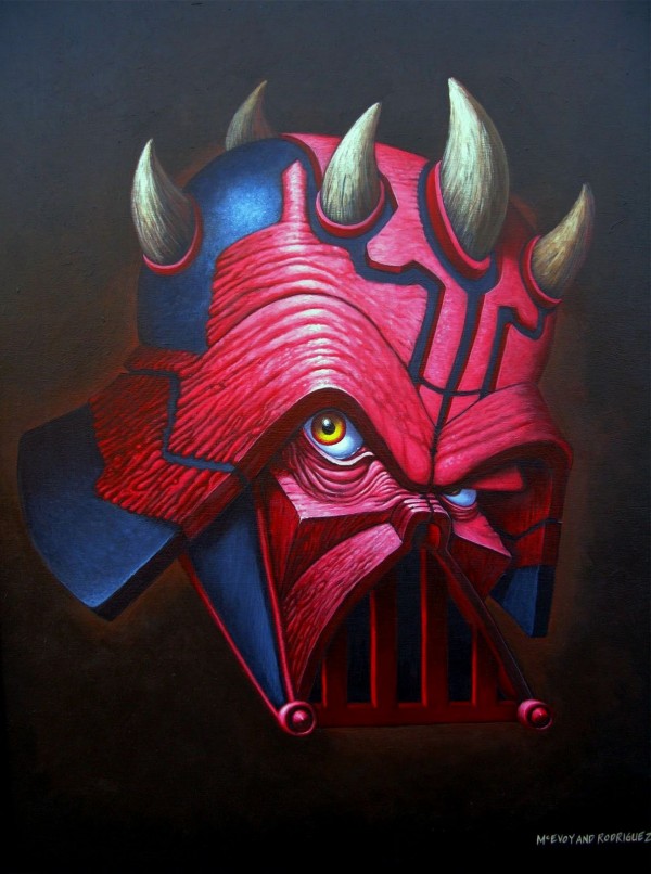 Dark Hybrid and Predatrooper [Star Wars Hybrid Fan Art]