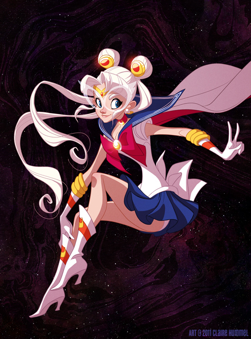 Sailor Moon by Claire Hummel [Anime Fan Art]