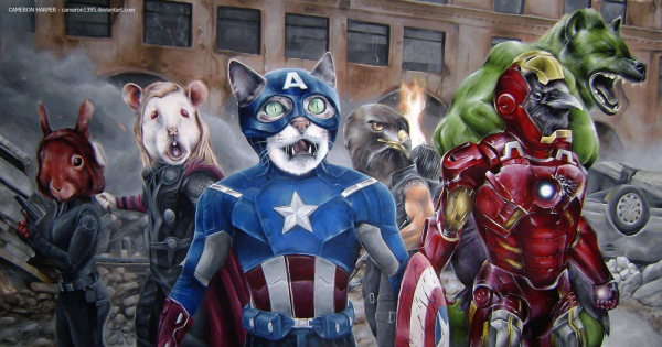 The Avengers as Animals [Comics Fan Art]