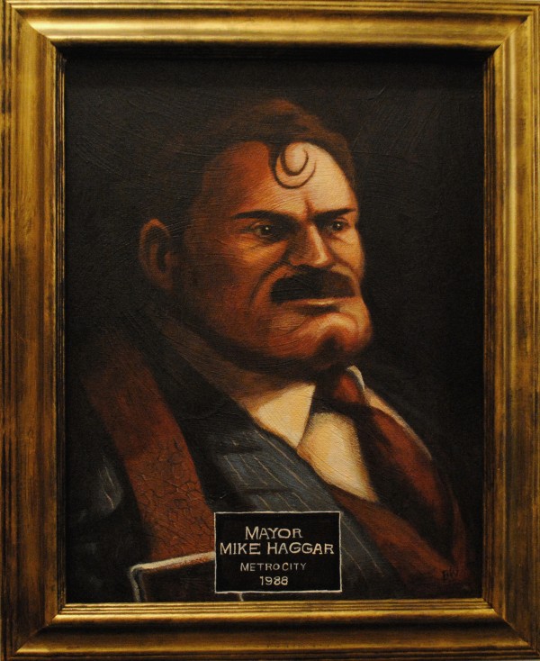 Mayor Mike Haggar Painting [Final Fight]