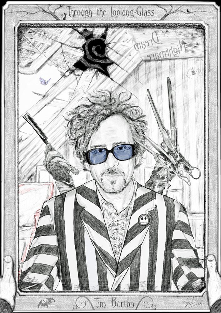 Tim Burton Portrait by *Cyril-D