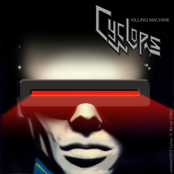 Cyclops x Judas Priest Killing Machine Album Cover [X-Men]