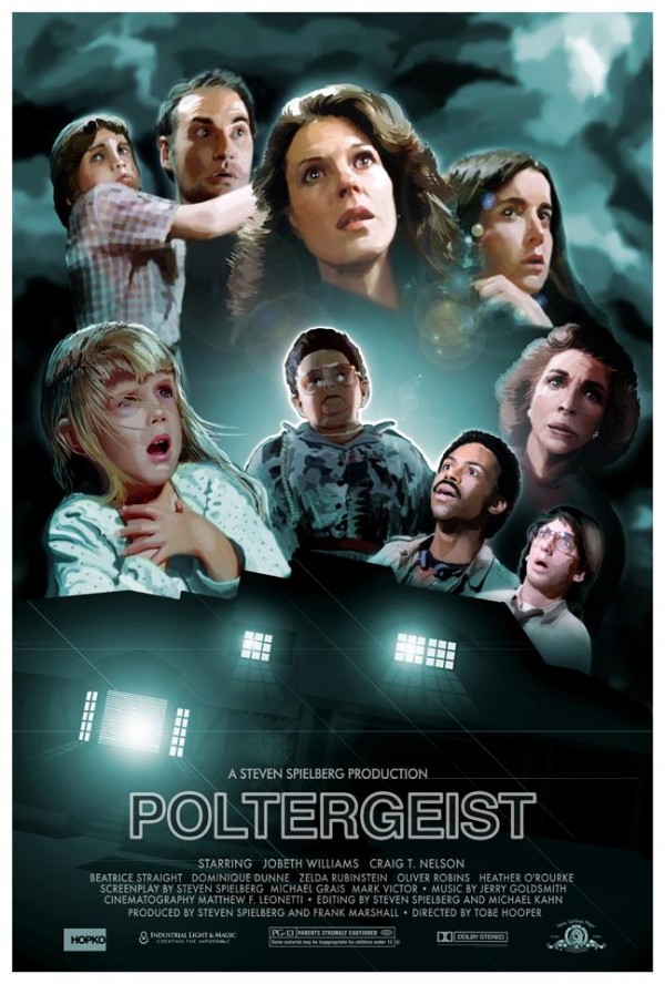 Poltergeist Poster by Hopko Designs