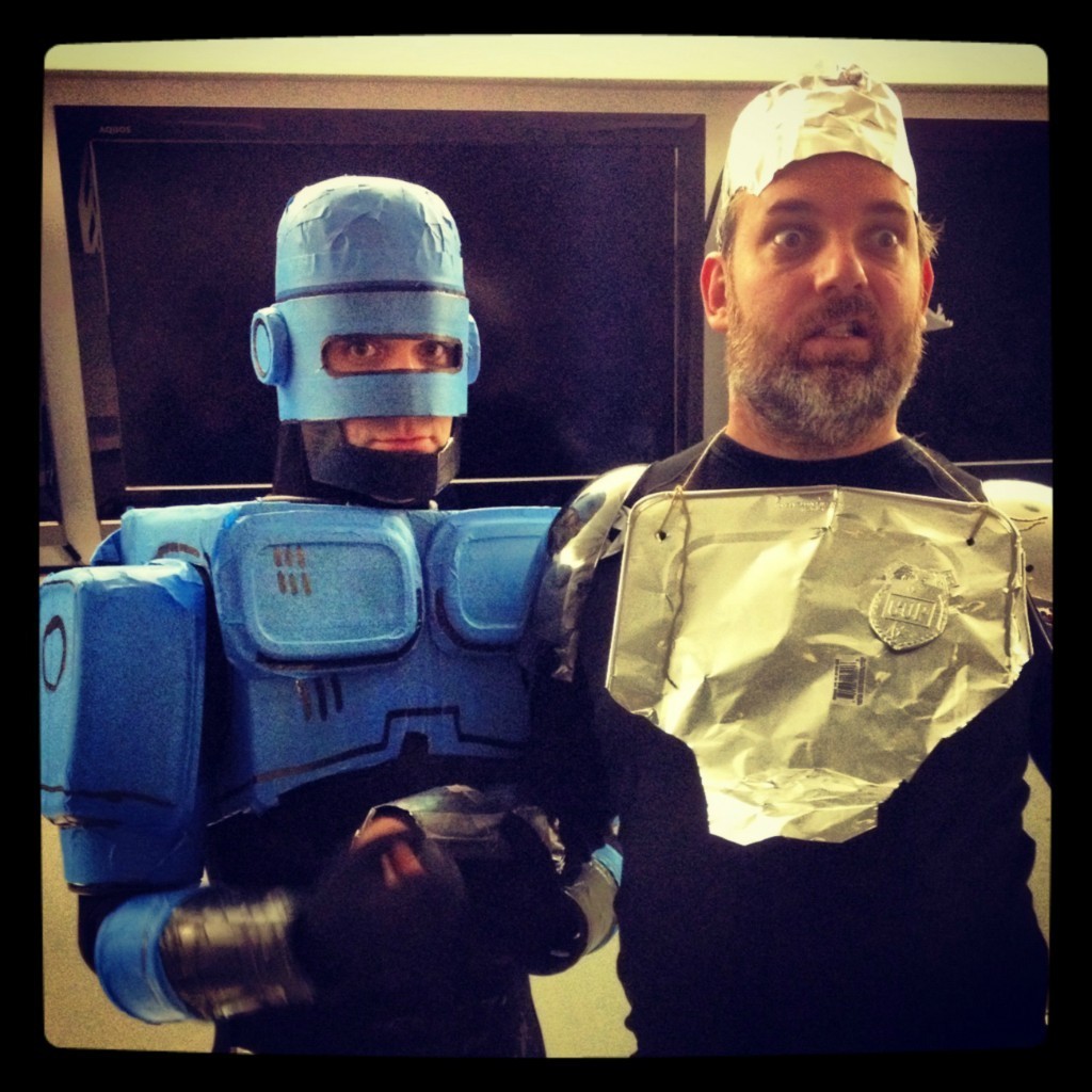 Handmade Robocop Costume by Rob Schrab
