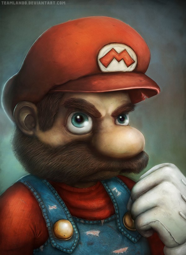 Mario Portrait by Mange & Viggo