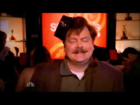 Video: Ron Swanson Dancing + Daft Punk on a 10 Minute Loop