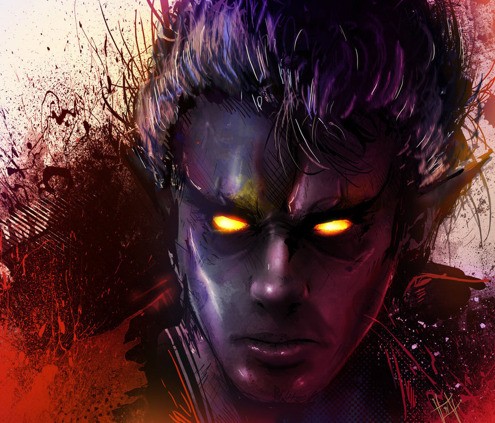 Nightcrawler Portrait by Vincent Vernacatola