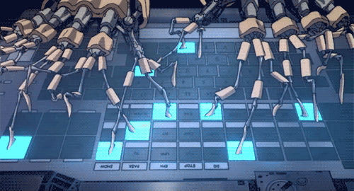 Collection of Cyberpunk UIs and HUDs from Anime [GIFs]