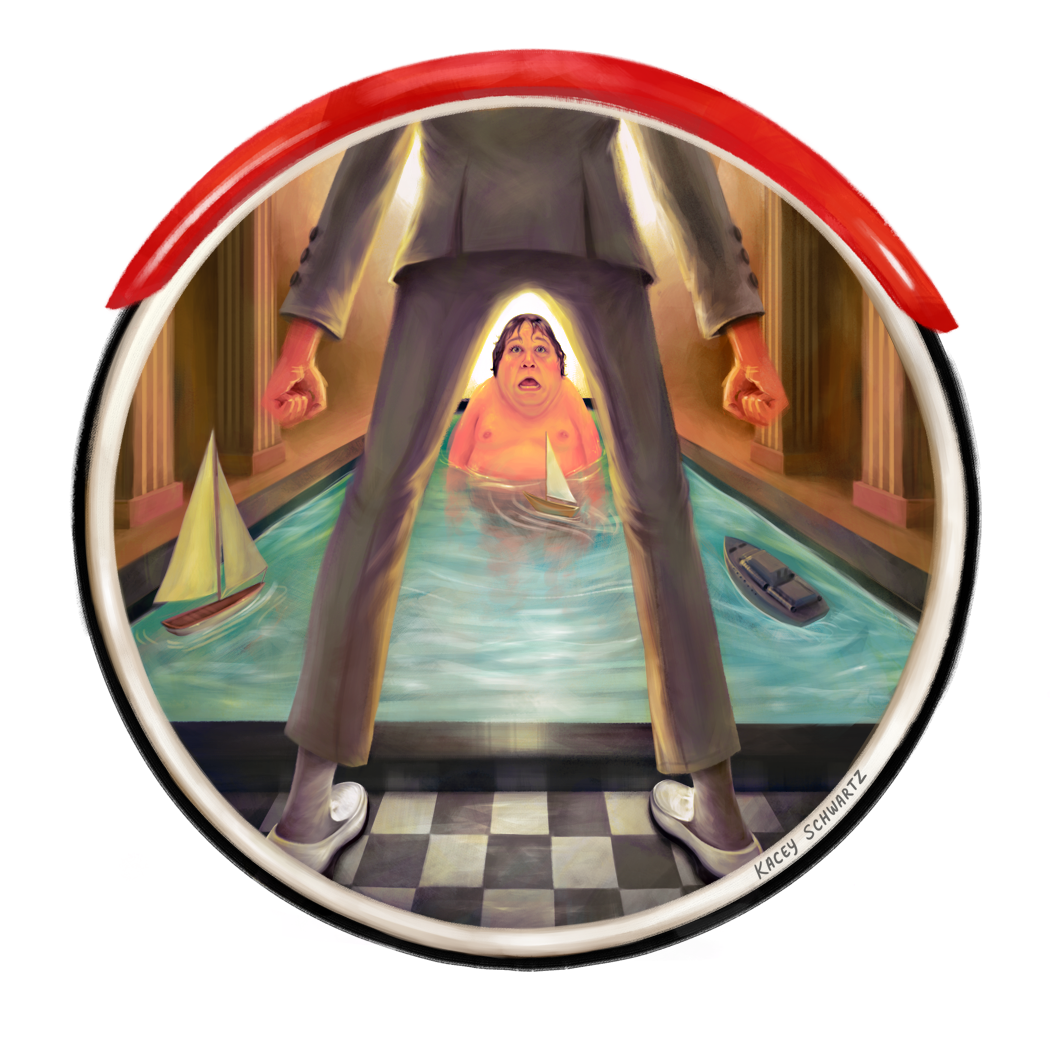 Bathtub Battle Pee Wees Big Adventure Art By Kacey Schwartz