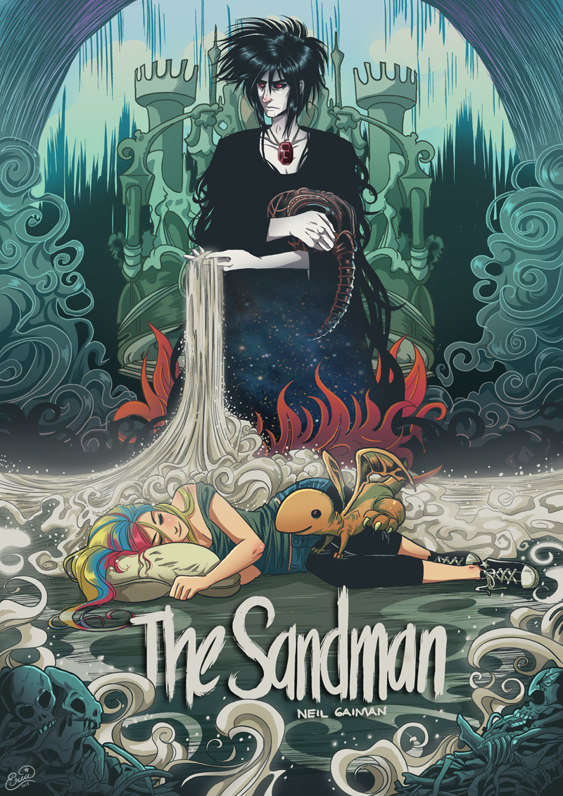 Art by Eve Cabrera: Zelda, Sandman, Batman, Little Mermaid and More