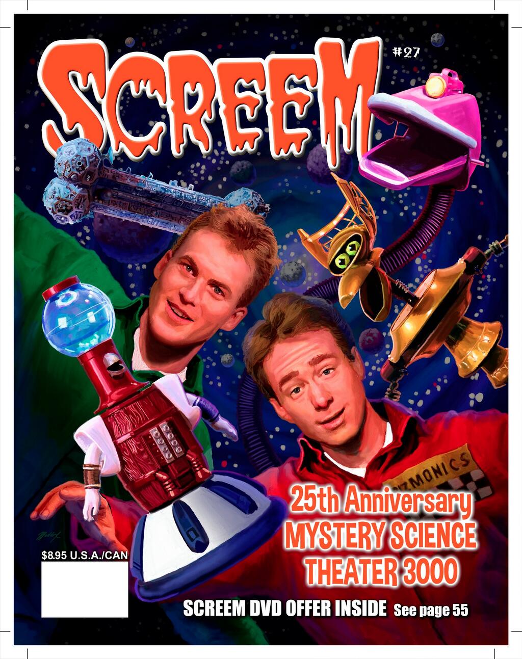 MST3K Tribute Cover for Screem Magazine