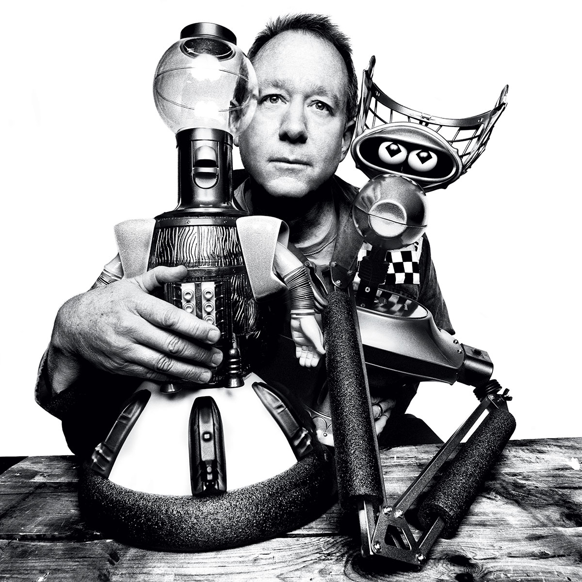 Stunning Photos of Joel, Crow and Tom Servo by Platon [MST3K]